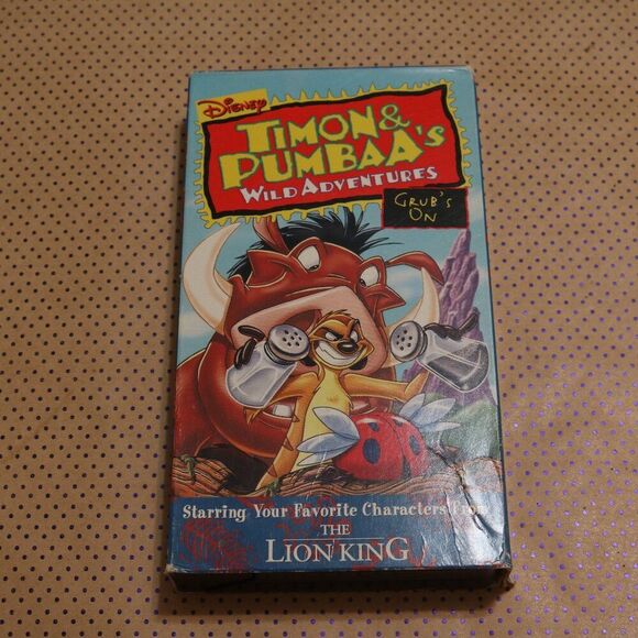 Disney | Media | Timon Pumbaas Wild Adventures Grubs On Vhs | Poshmark